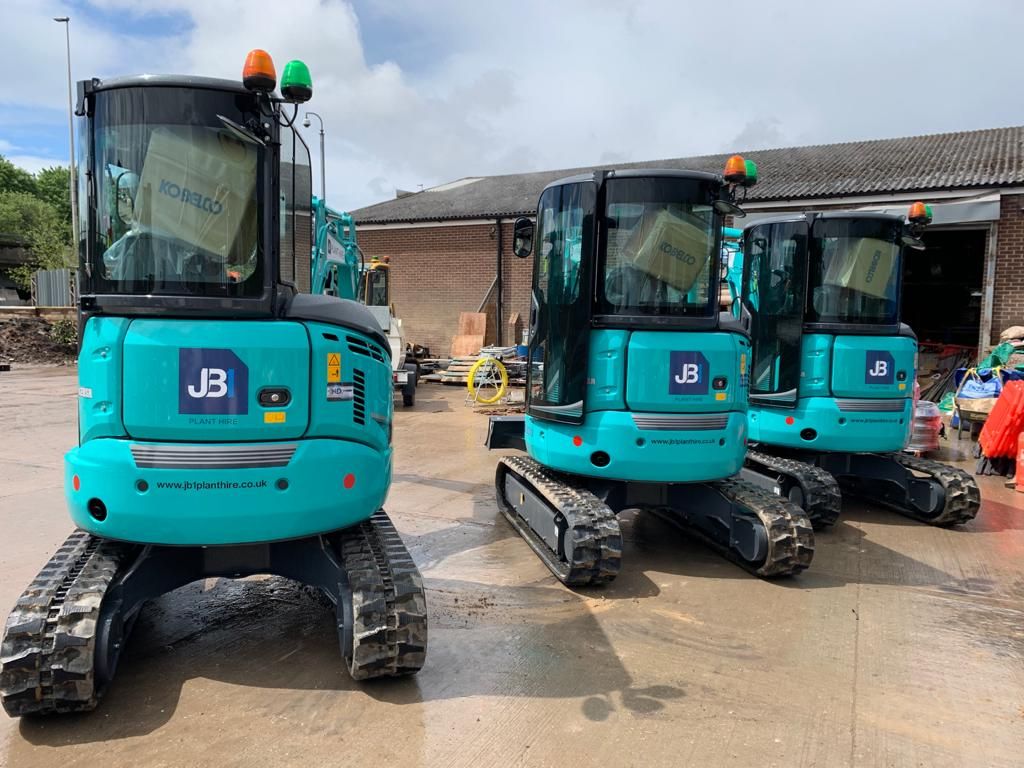 3t Excavators - JB Plant Hire